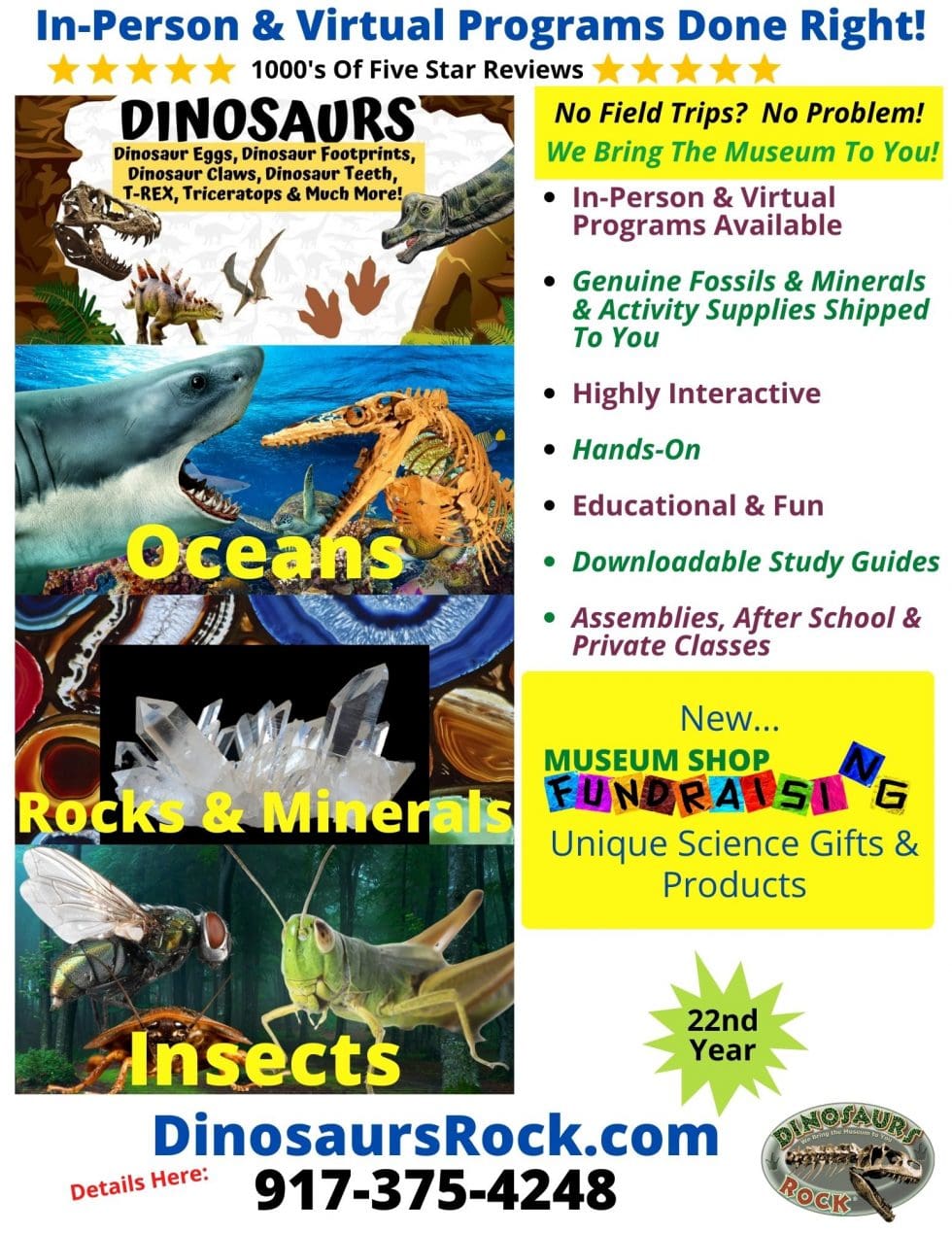 DINOSAURS ROCK® School Assembly | DINOSAURS ROCK BIRTHDAY PARTIES and ...